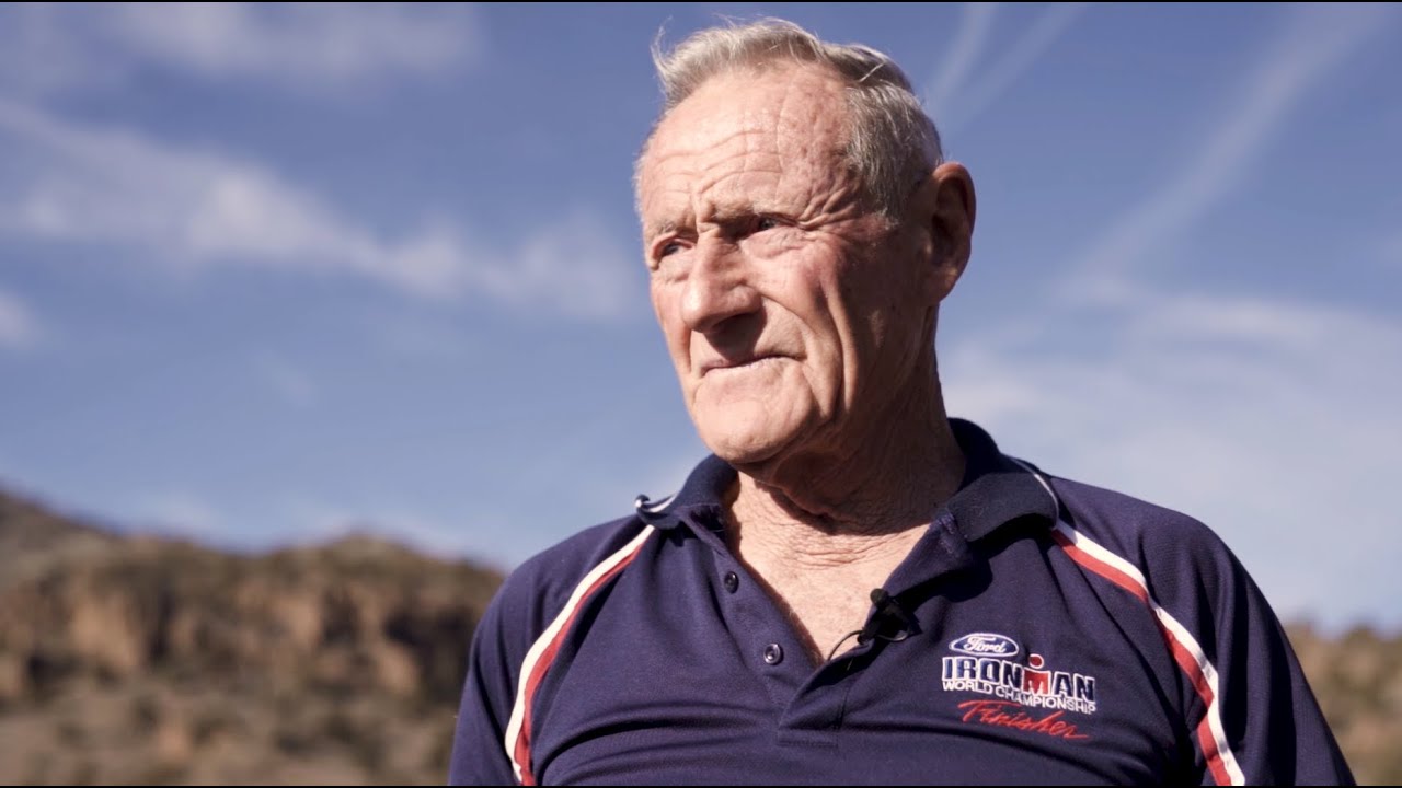 'What A Ride' 90-Year Old Ironman Lew Hollander's Story - YouTube