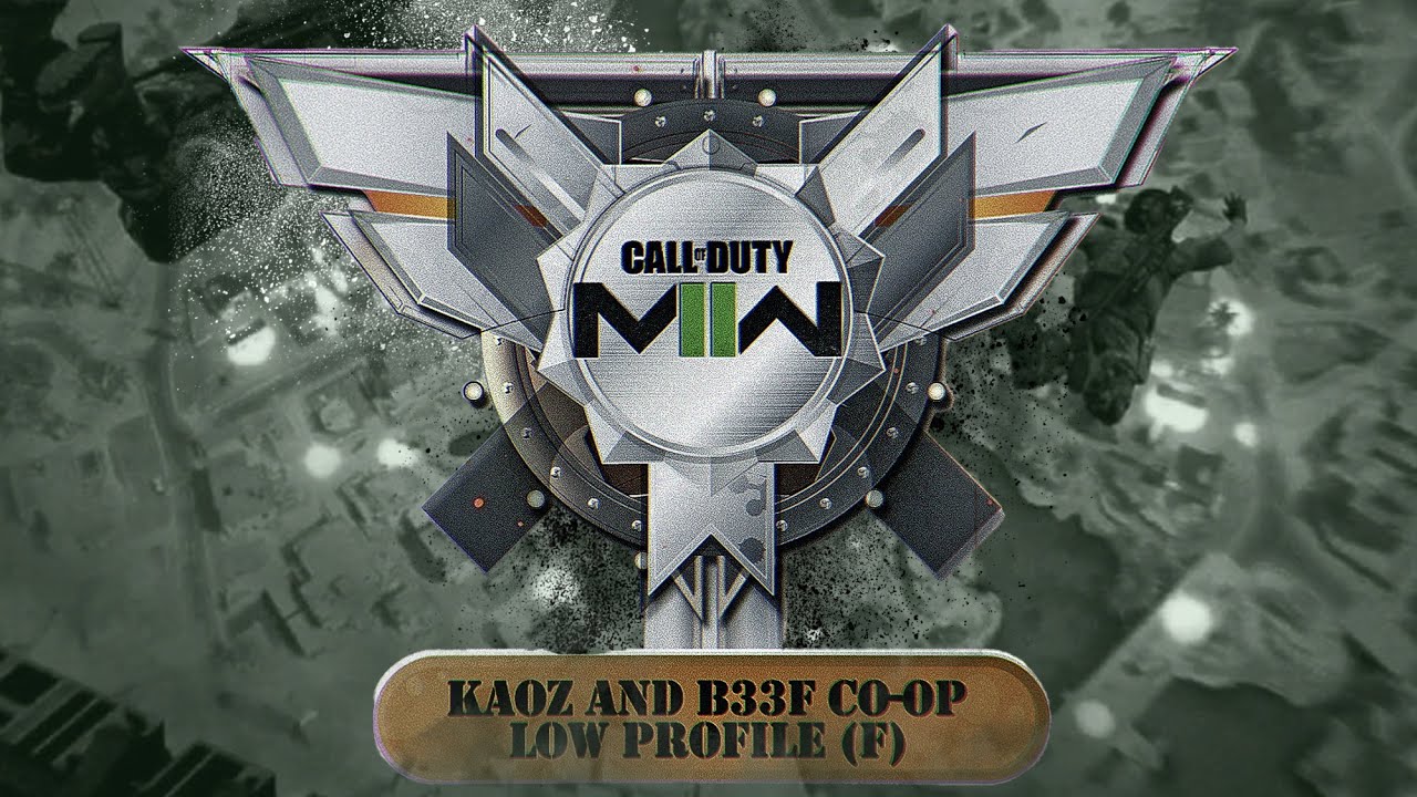 Modern Warfare 2: Low Profile (FIRST) - YouTube