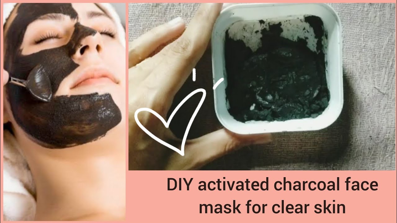 How To Make Charcoal Face Mask At Home Simple And Easy Charcoal Face