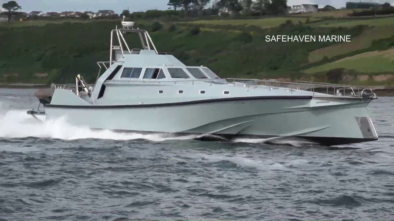 Safehaven Marine's 2nd XSV20 built for Jack Setton, launch video - YouTube
