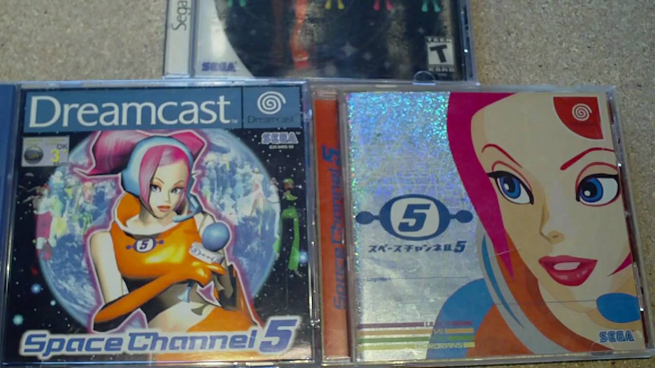 SEGA Dreamcast Games - Regional Box Art Variations - Space Channel 5 ...