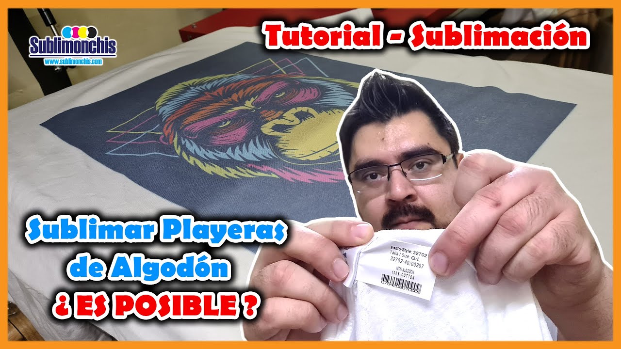 SUBLIMAR Playeras 100% ALGODON 💥 ¿ ES POSIBLE ? 😱 - YouTube