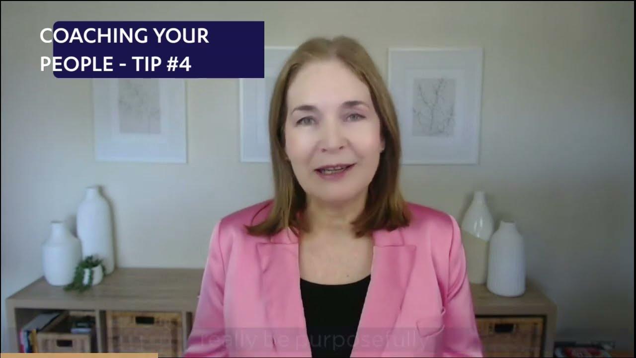 COACHING YOUR PEOPLE - TIP #4 - YouTube