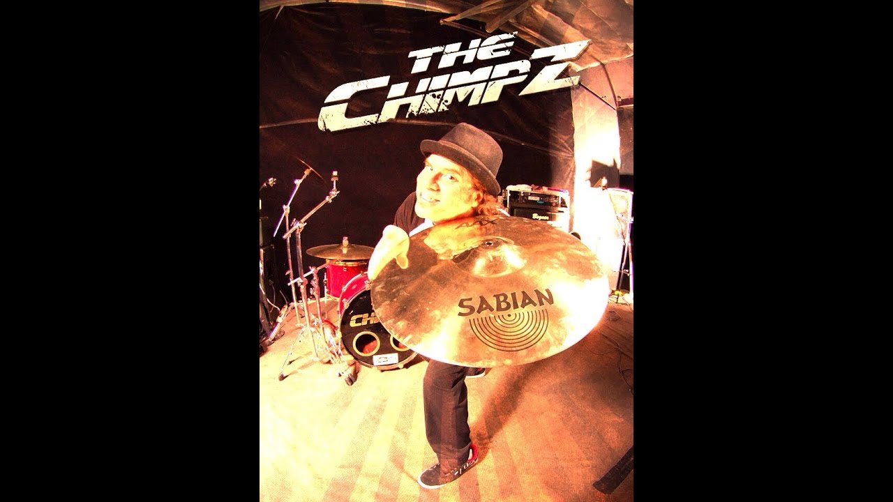 The Chimpz drummer head cam in studio - YouTube