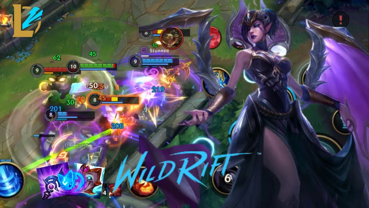 WILD RIFT - Morgana MID SO OP NEW CHAMPION GAMEPLAY BEST BUILD - YouTube