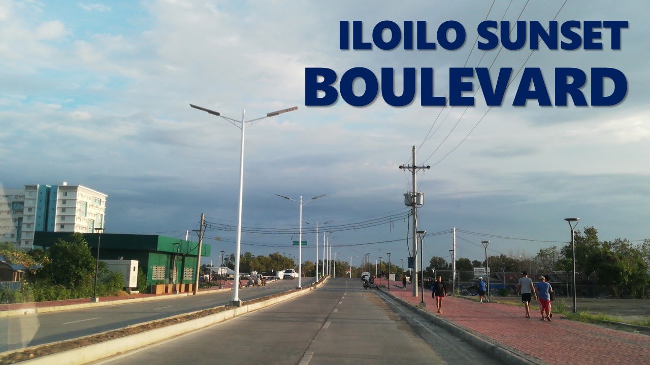 ILOILO SUNSET BOULEVARD (ILOILO RIVER NORTH BANK ROAD) - YouTube