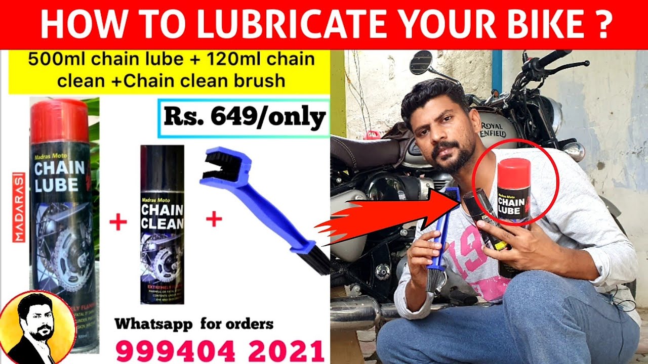 How to Chain Lube Easily ? | எளிய முறையில் எப்டி பண்ணலாம்| - YouTube