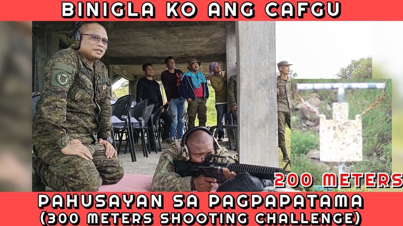 SHARPSHOOTER NA CAFGU! (NANALO ANG BIHASA SA BARILAN NA CAA PERSONNEL ...