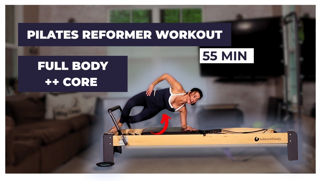 Pilates Reformer Workout | 55 Min Full Body Intermediate Strength Flow ...