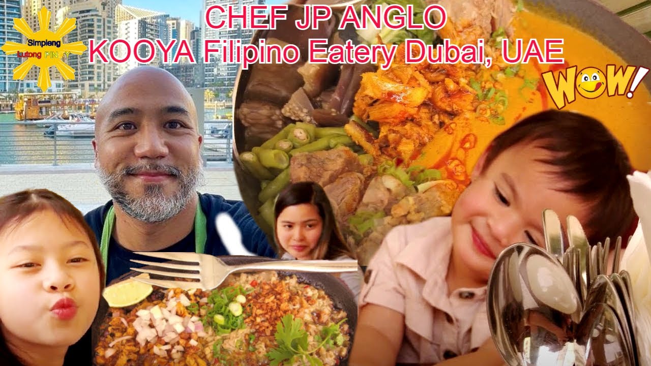 Chef JP Anglo KOOYA Filipino EATERY Dubai UAE - YouTube