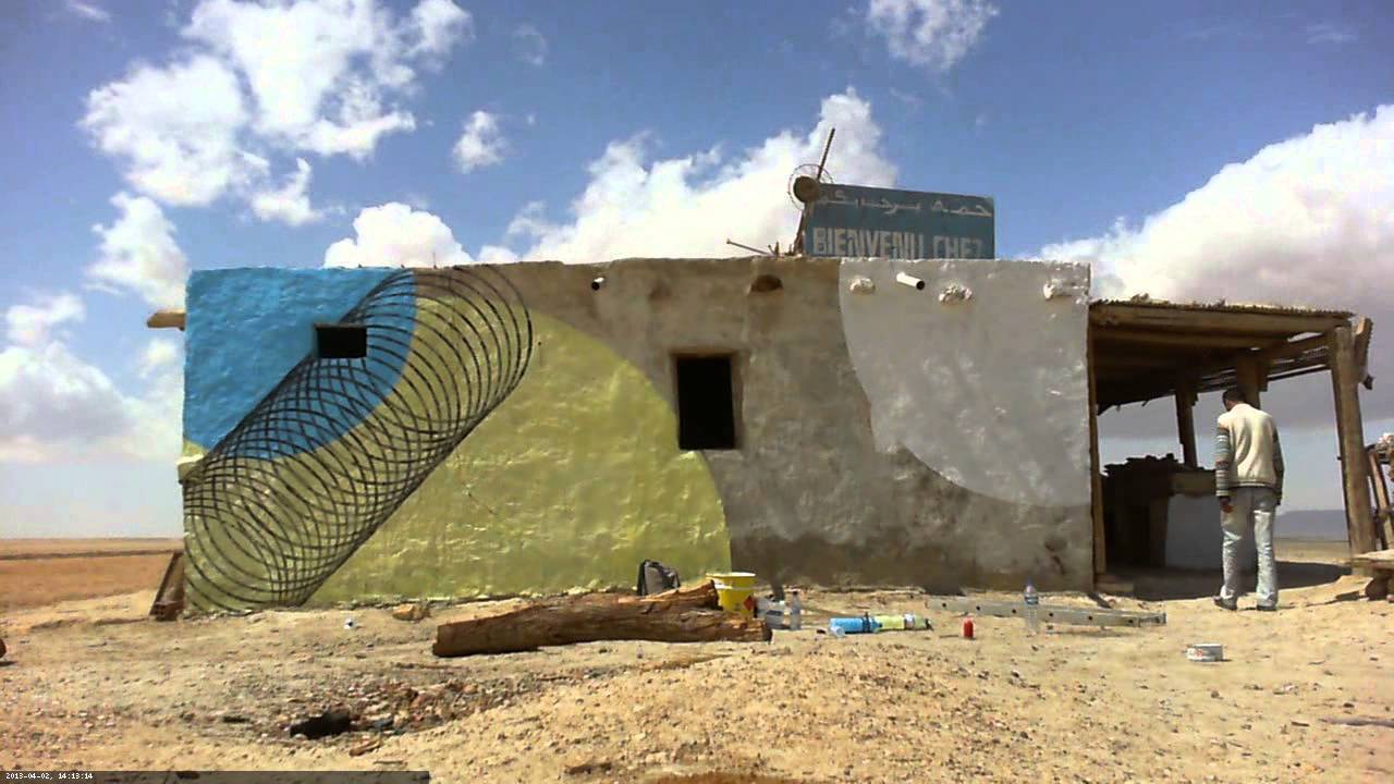 Teo Moneyless Pirisi painting in Chott El Jerid - YouTube
