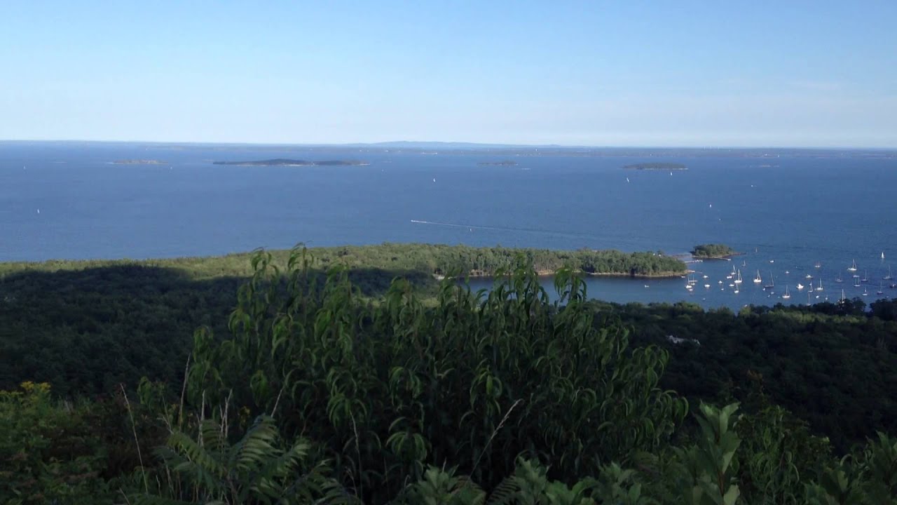 Mt. Battie view, Camden Hills State Park - YouTube