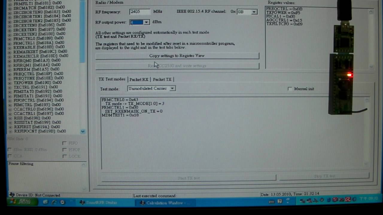 SmartRF Studio - YouTube