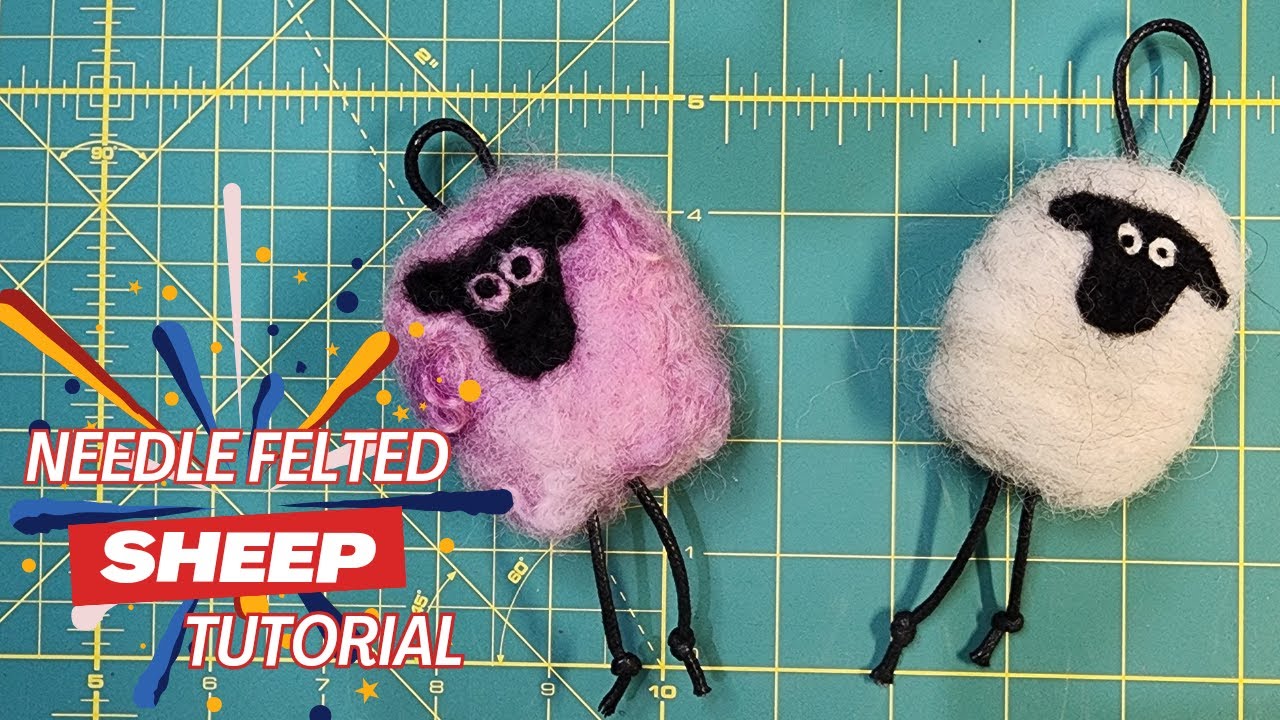 Beginner Friendly Needle Felted Sheep Tutorial - YouTube