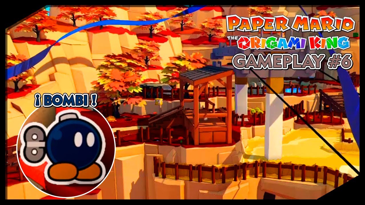 🔺 #6 🔺 Rumbo al MONTE DEL OTOÑO en compañía de Bombi | Paper Mario ...