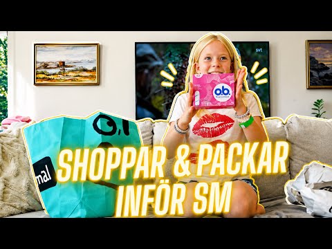 Shoppar & Packar allt inför SM - VLOGG
