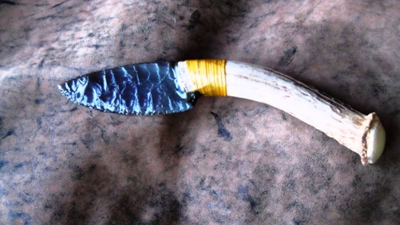 flint knapping obsidian and other sharp items from last few months ...