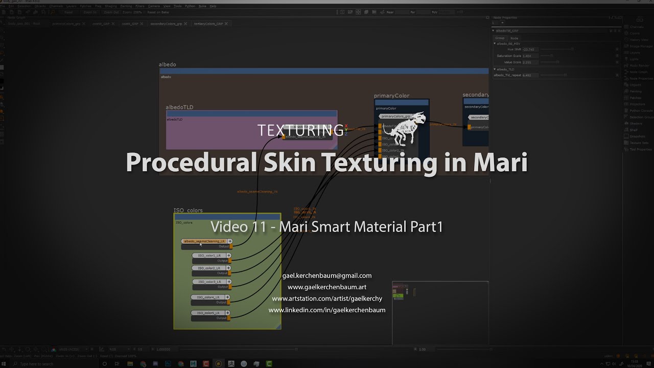 11 - How to texture skin in Mari - Mari Smart Material P1 - YouTube
