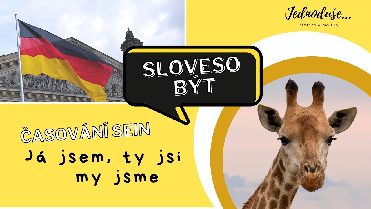 JÁ JSEM , TY JSI … ve VĚTÁCH časování slovesa BÝT, němčina pro ...