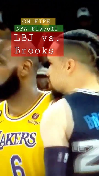 LBJ vs. Brooks #highlights #shorrtvideo #basketball #reels #nba #lebronjames #lbj #lakers - YouTube