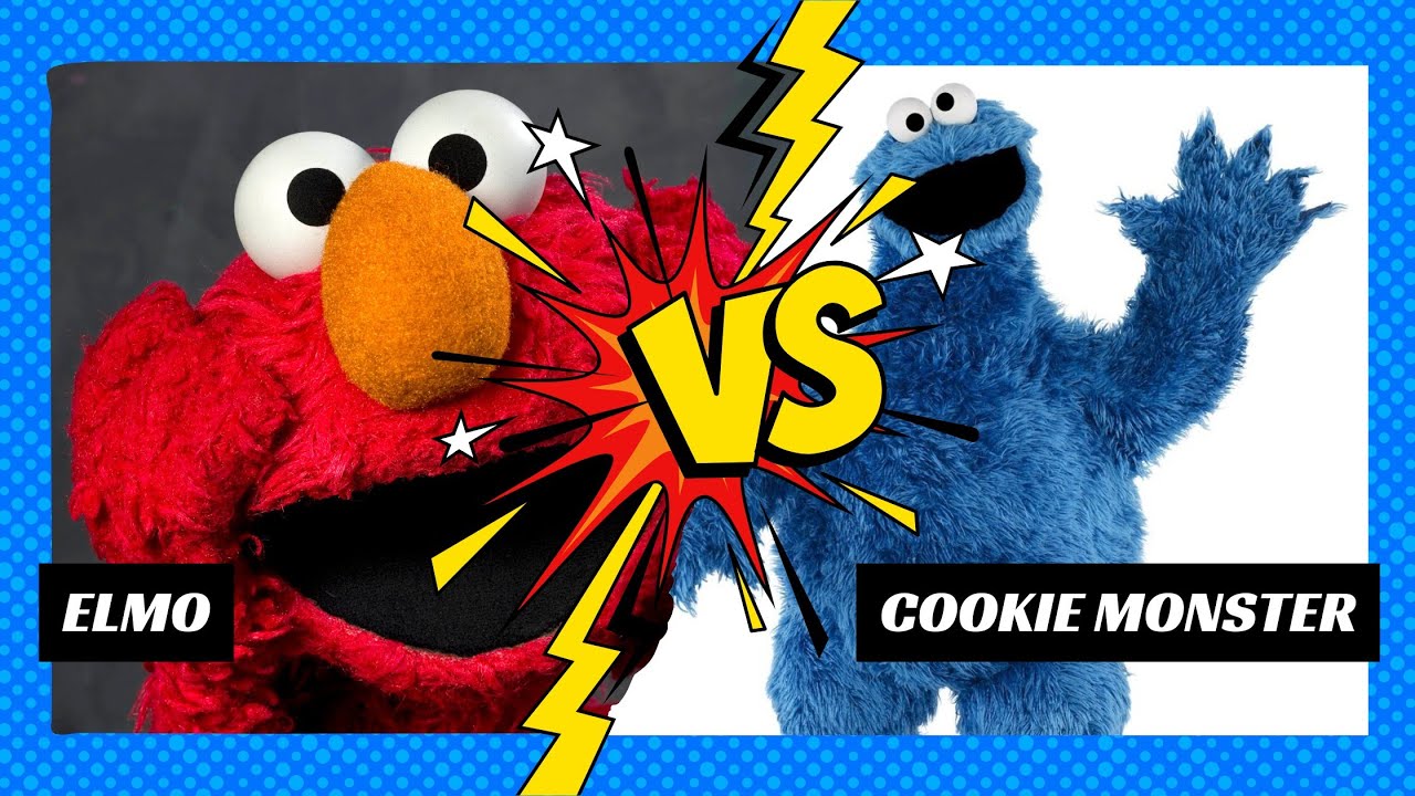 Elmo Vs Cookie Monster Cookie Chaos On Sesame Street Youtube 4605