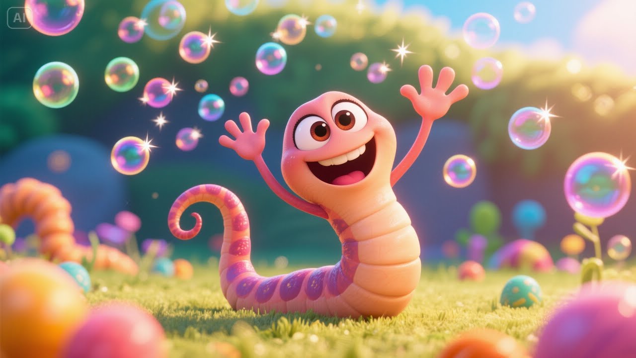 If You’re Happy, Wiggle Like a Wiggly Worm | Movement Rhyme | Nursery ...