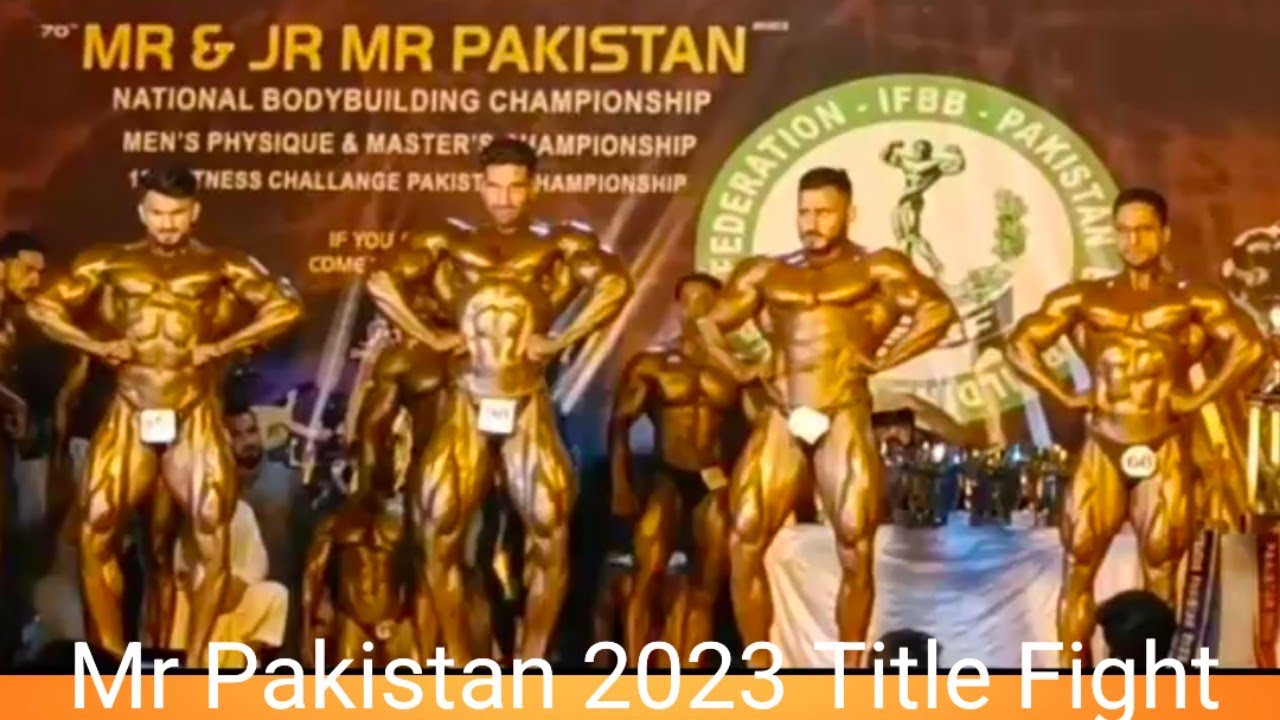 Mr Pakistan 2023 Title Fight Garan Bacha Umair Akhtar Bilal Awais ...