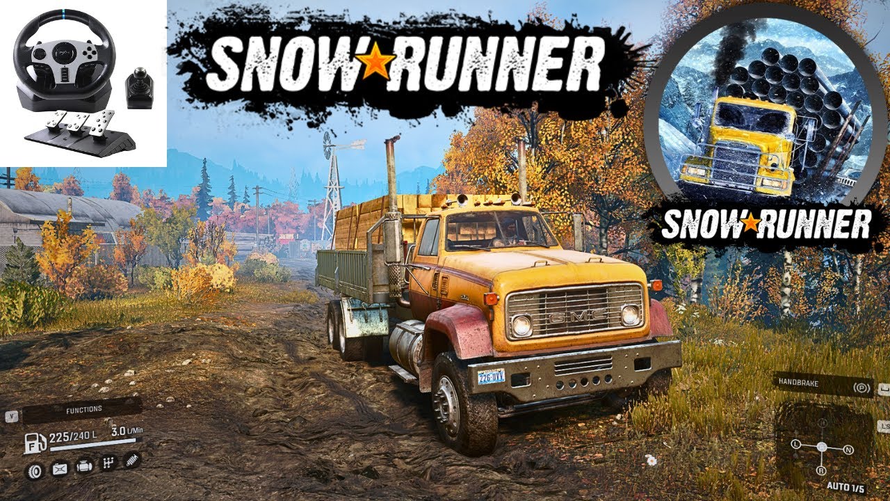SnowRunner Heavy hauling in a forest - SnowRunner | PXN V9 - YouTube