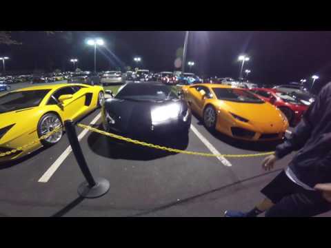 JDVD VISITING THE DEALERSHIP AT NIGHT