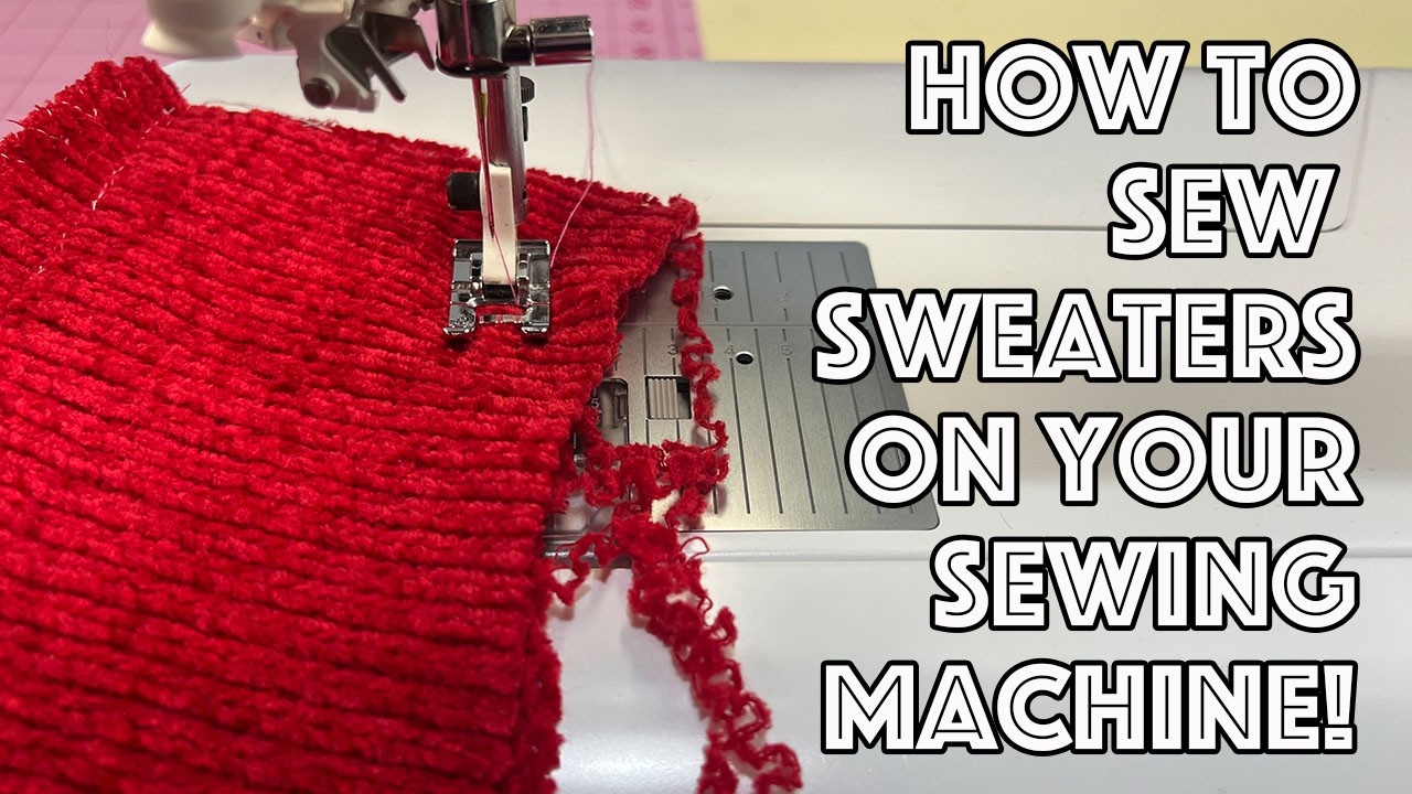 How To Sew Sweater Knits With A Sewing Machine 3 Essential Tips! - YouTube