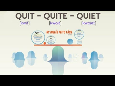 Know difference between quit, quite and quiet - YouTube