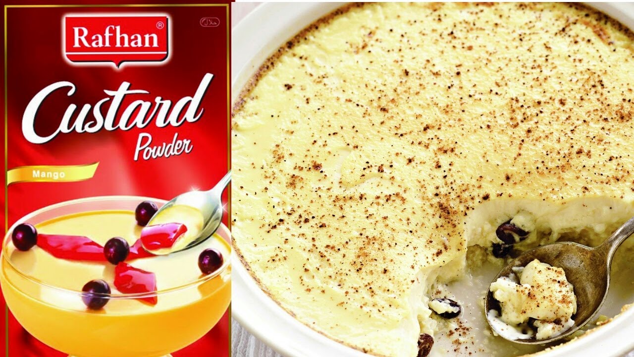 Rafhan Custard Recipe - Desserts Rafhan Expert Recipe - With ayesha ...