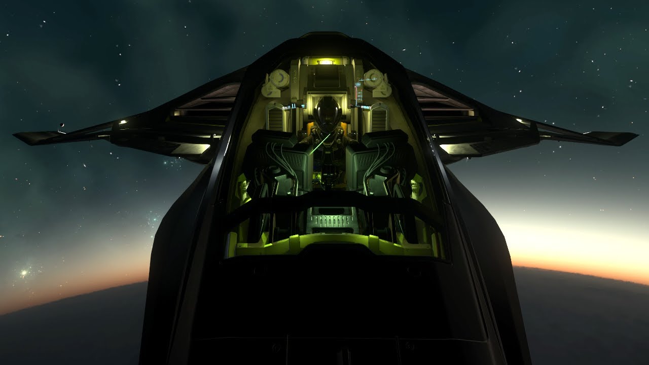 Star Citizen | Sabre Peregrine Atmospheric Flight Test - YouTube