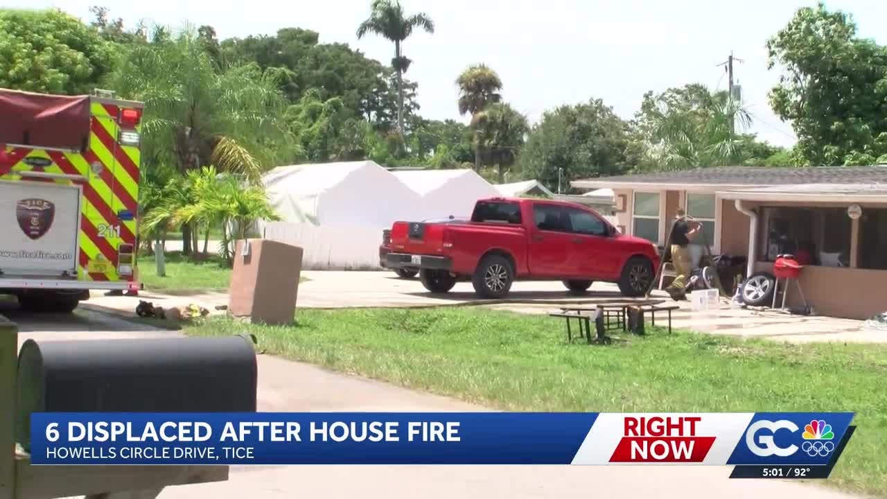 Tice house fire displaces 6, including 2 children, Tuesday morning ...