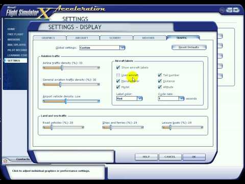 FSX Settings Tutorial Part 3 of 3 - YouTube