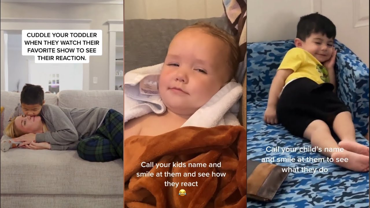 Call your child's name and smile | Kids Tiktok - YouTube