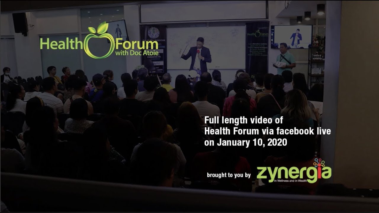 10 January 2020 | Health Forum via Facebook Live - YouTube
