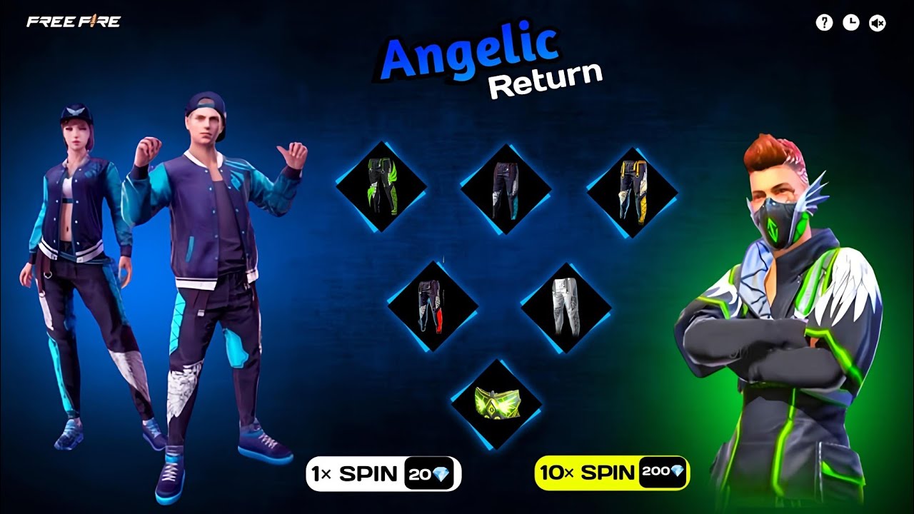 All Angelic Pants Return Date 🤯 Free Fire Angelic Royale 😱 Upcoming ...