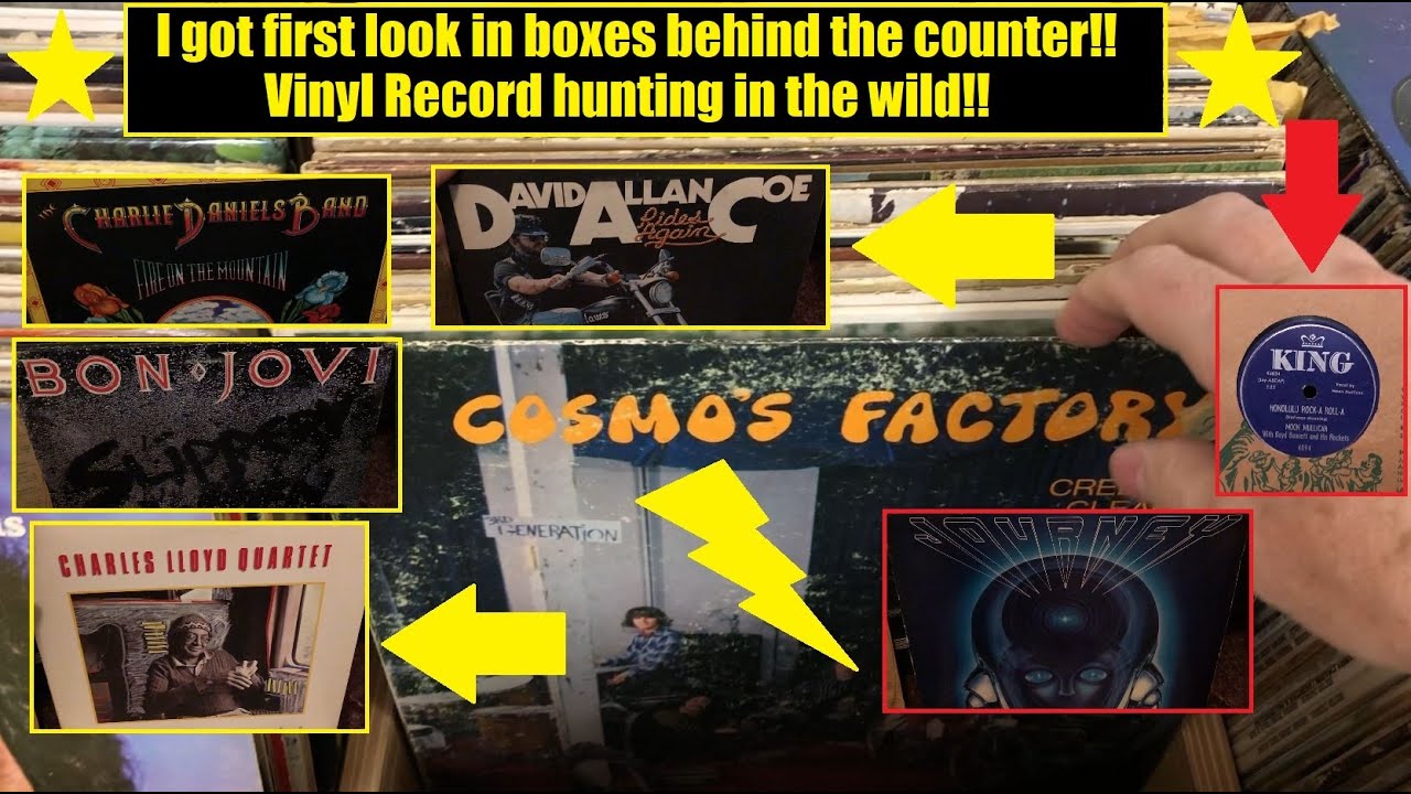 First look at records behind the counter! Vinyl Record Hunting - # ...
