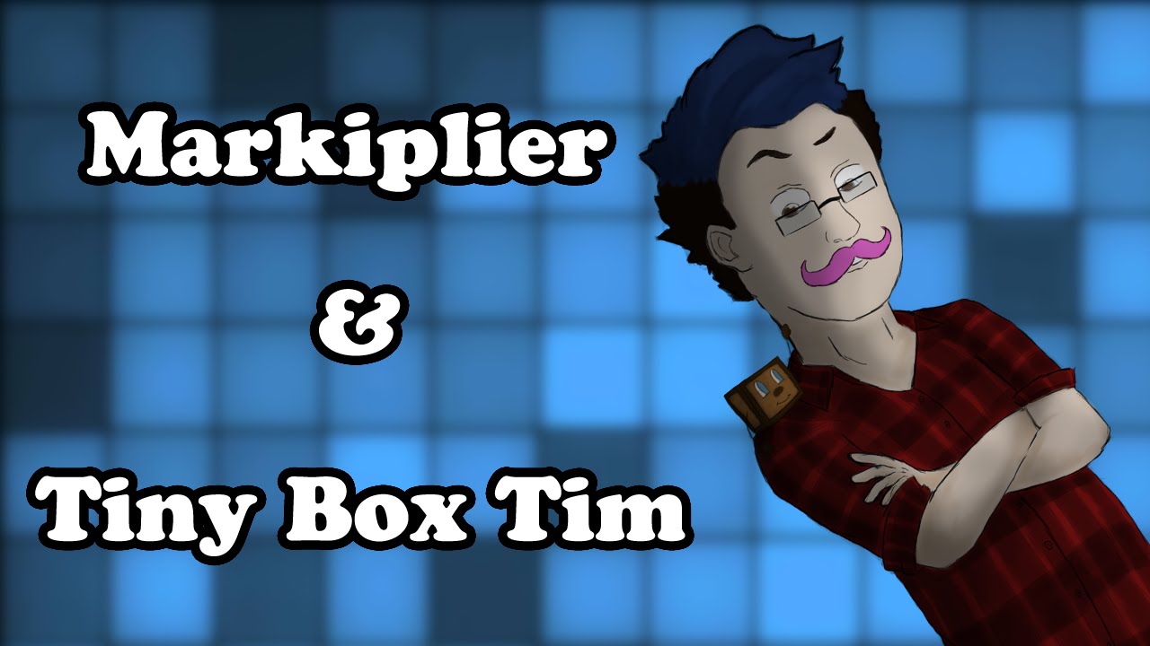Drawing Markiplier & Tiny Box Tim - Time Lapse [Adobe Photoshop] - YouTube