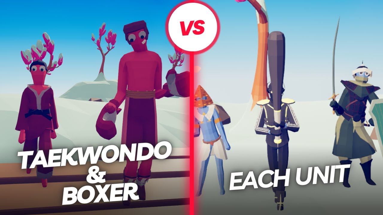 FIGHTERS 2 VS 2 UNITS. Boxer & Taekwondo Duo | TABS UNIT CREATOR ...