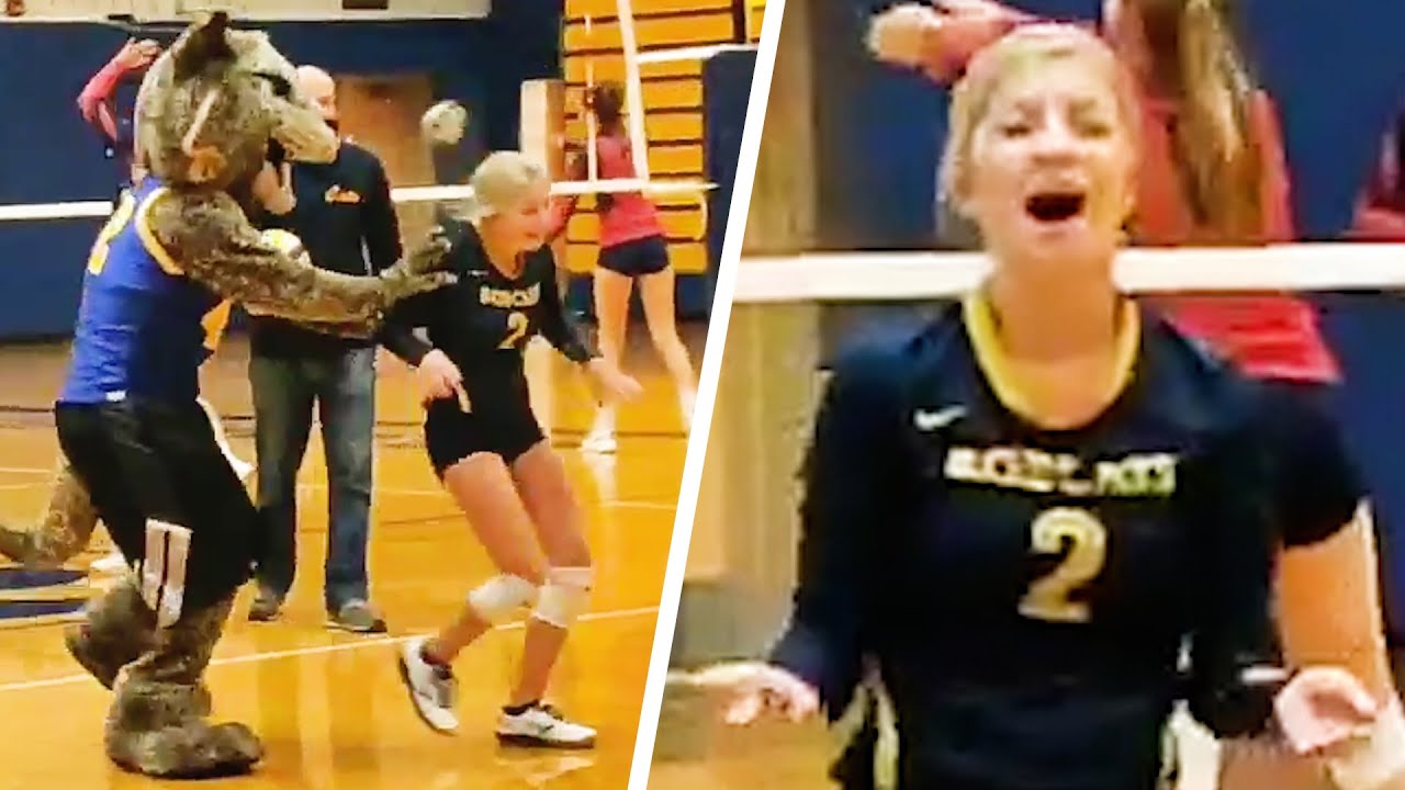 School Mascot Won't Stop Harassing Volleyball Player | She's In For The ...