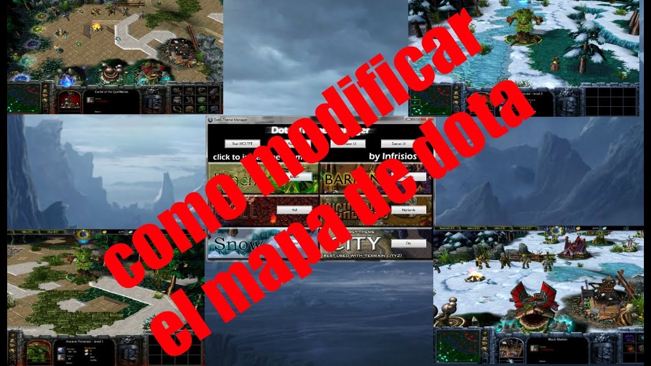 Como Modificar El Mapa De Dota 1 - YouTube