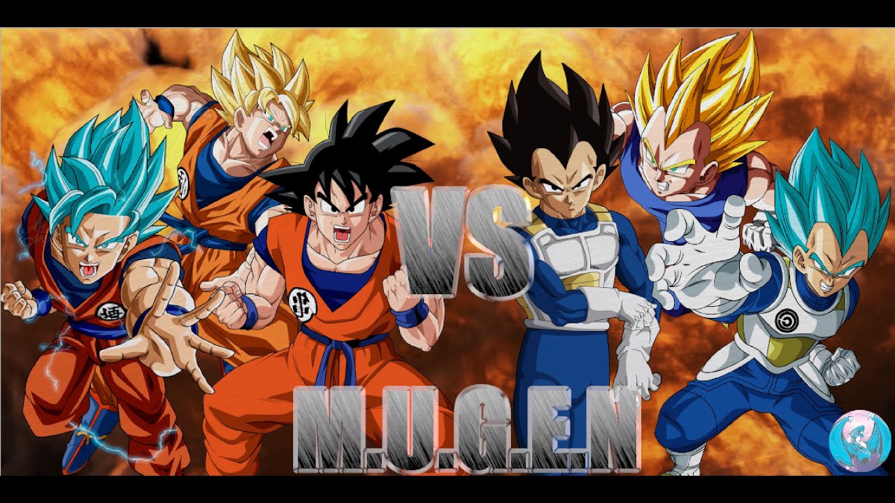 MUGEN - Request by Bryan Barreto - Goku VS Vegeta - YouTube
