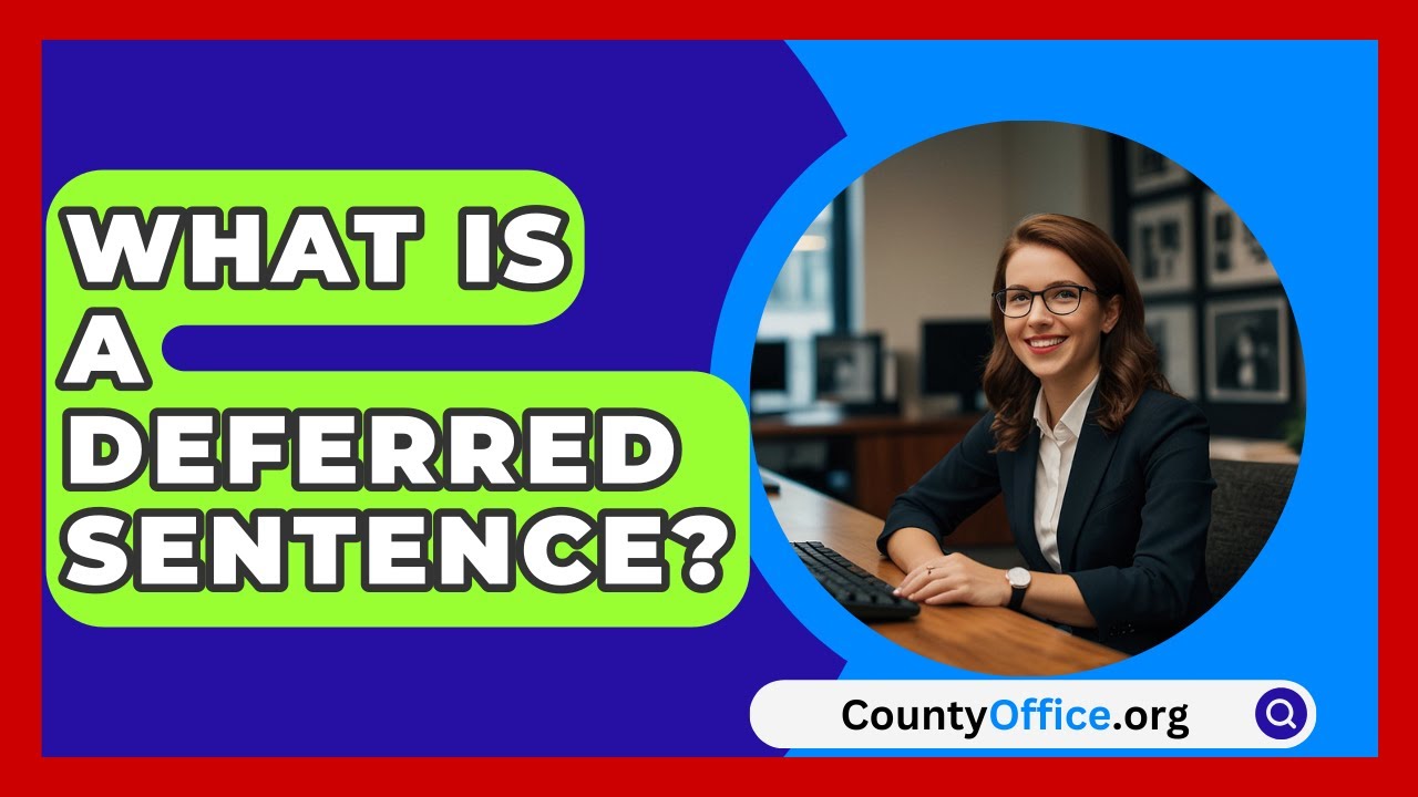 What Is A Deferred Sentence? - CountyOffice.org - YouTube