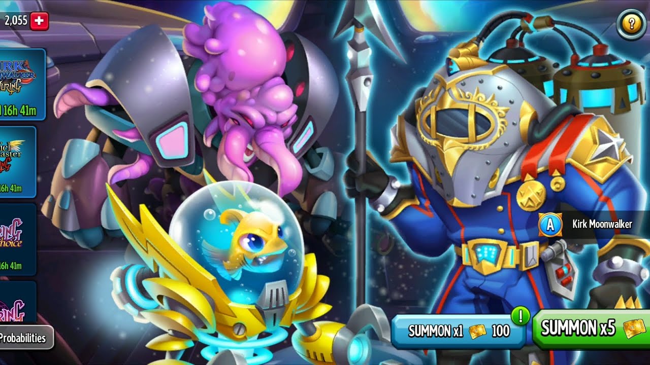 Monster legends Era Summon Tickets (x2055) Kirk Moonwalker 16.08.2024 ...