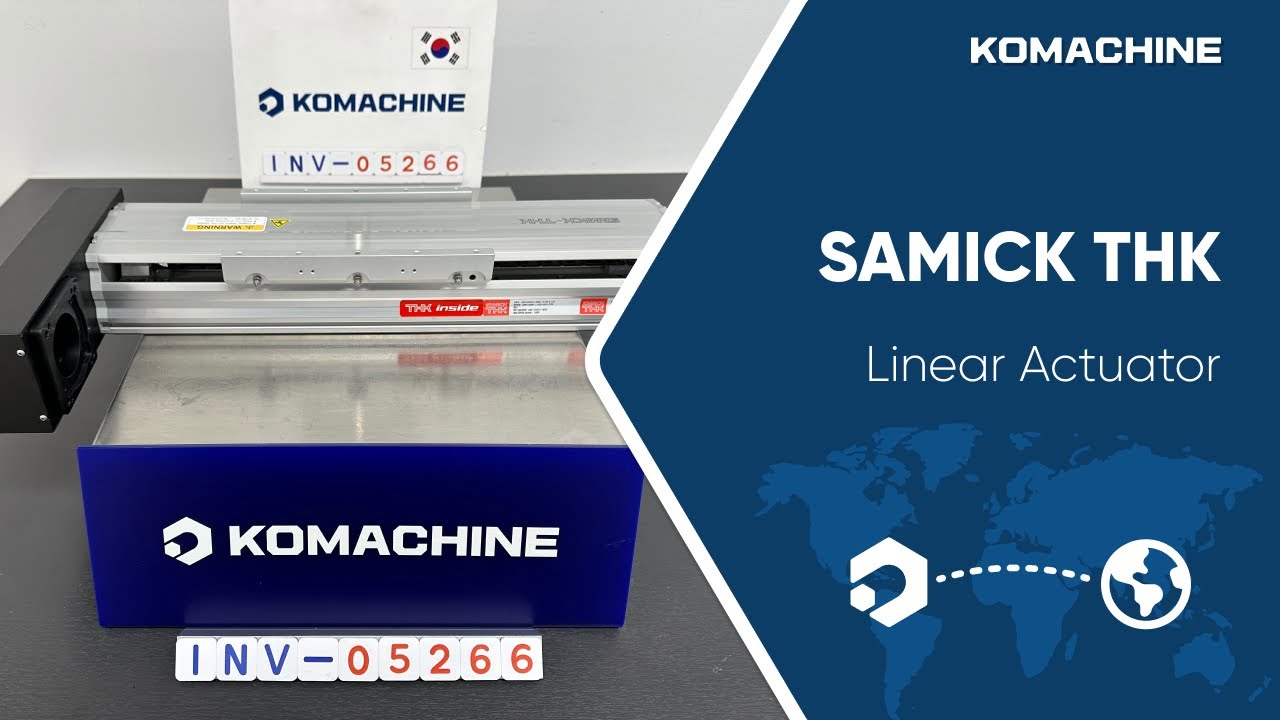 SAMICK THK / Linear Actuator (OSS130-PR-L20-M70-150-AL-3B) / INV-05266 - YouTube