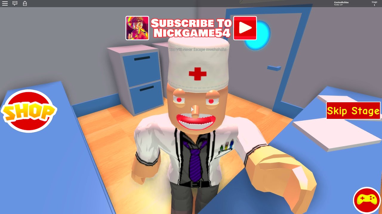 Entkomme Dem BÖsen Zahnarzt In Roblox Youtube