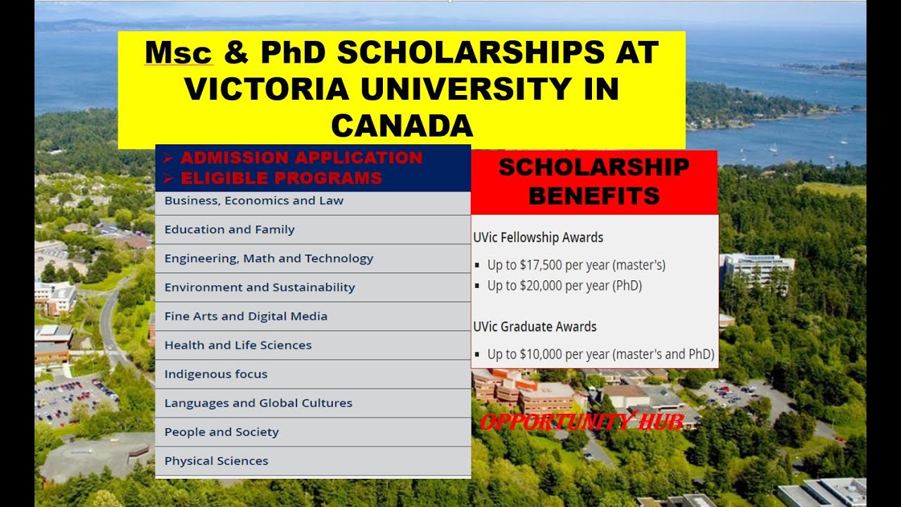 MSc PhD Scholarship Canada Victoria University how To Find Program msc-phd-scholarship-canada-victoria-university-how-to-find-program
