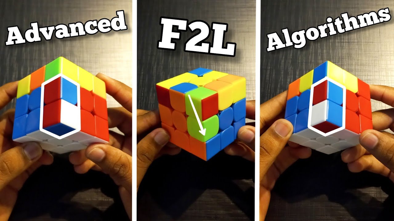 Top 5 Advanced F2l Algorithms | "Advanced F2l Tutorial" Part 2 - YouTube